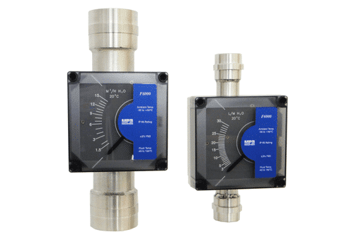 Series F6000 Metal Tube Variable Area Inline Flow Meter - B.E.S. Flowmeters